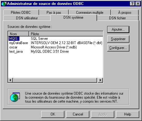 Développons en Java - JDBC (Java DataBase Connectivity)