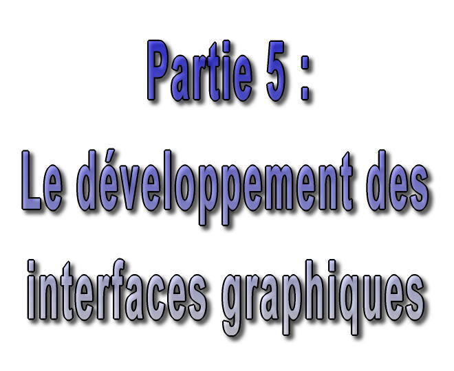 Développons en Java - Partie 5 : Le développement des interfaces graphiques